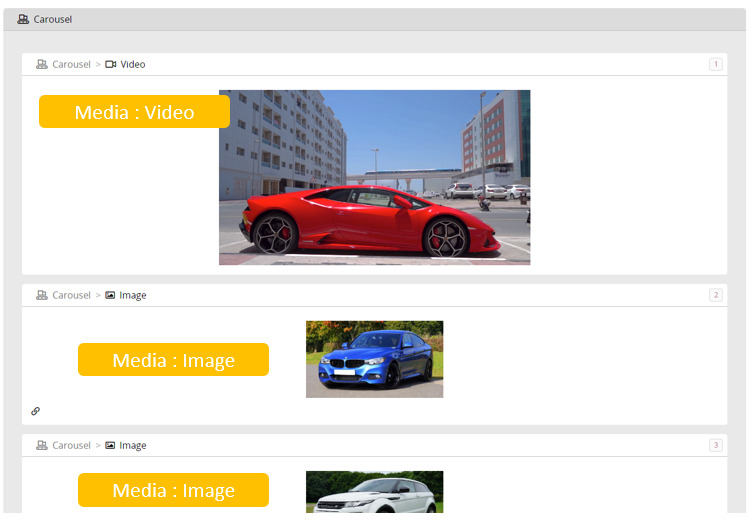 The carousel component – Help Center XaitProposal