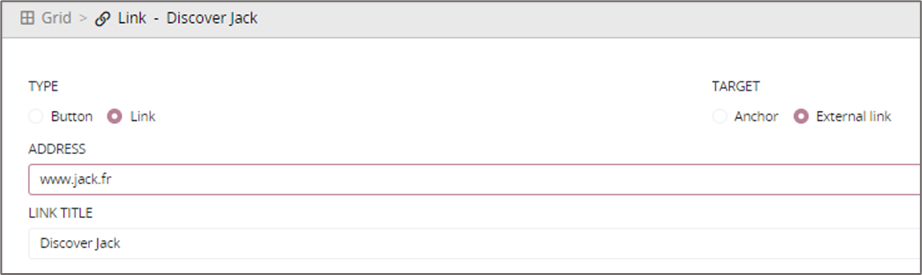 The link grid – Help Center XaitProposal