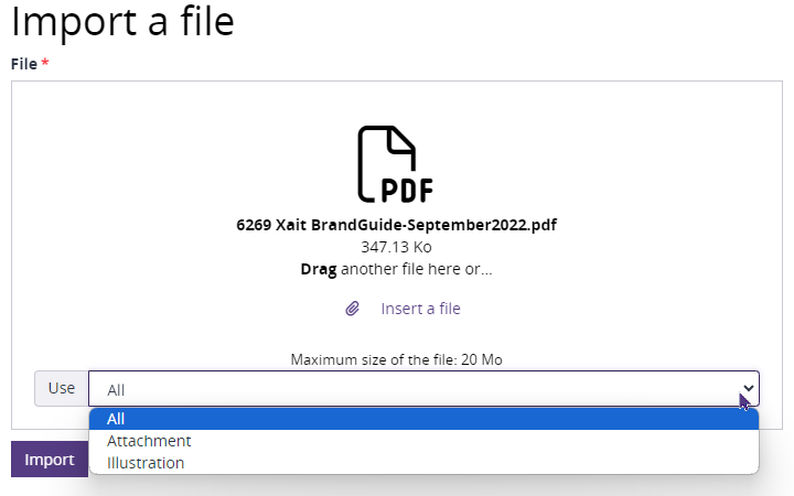 How to add a PDF attachment to the knowledge base – Help Center XaitProposal