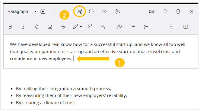 How to insert a page break after text – Help Center XaitProposal