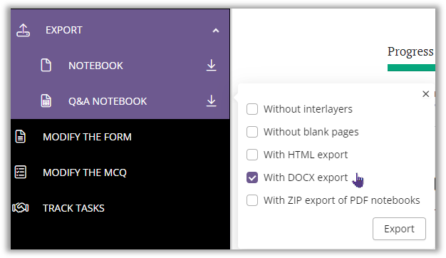 How to export a completed Word questionnaire? – Help Center XaitProposal