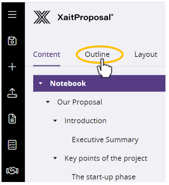 How to copy/paste a section in the Proposal outline mode – Help Center ...