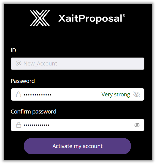 How to activate an account? – Help Center XaitProposal