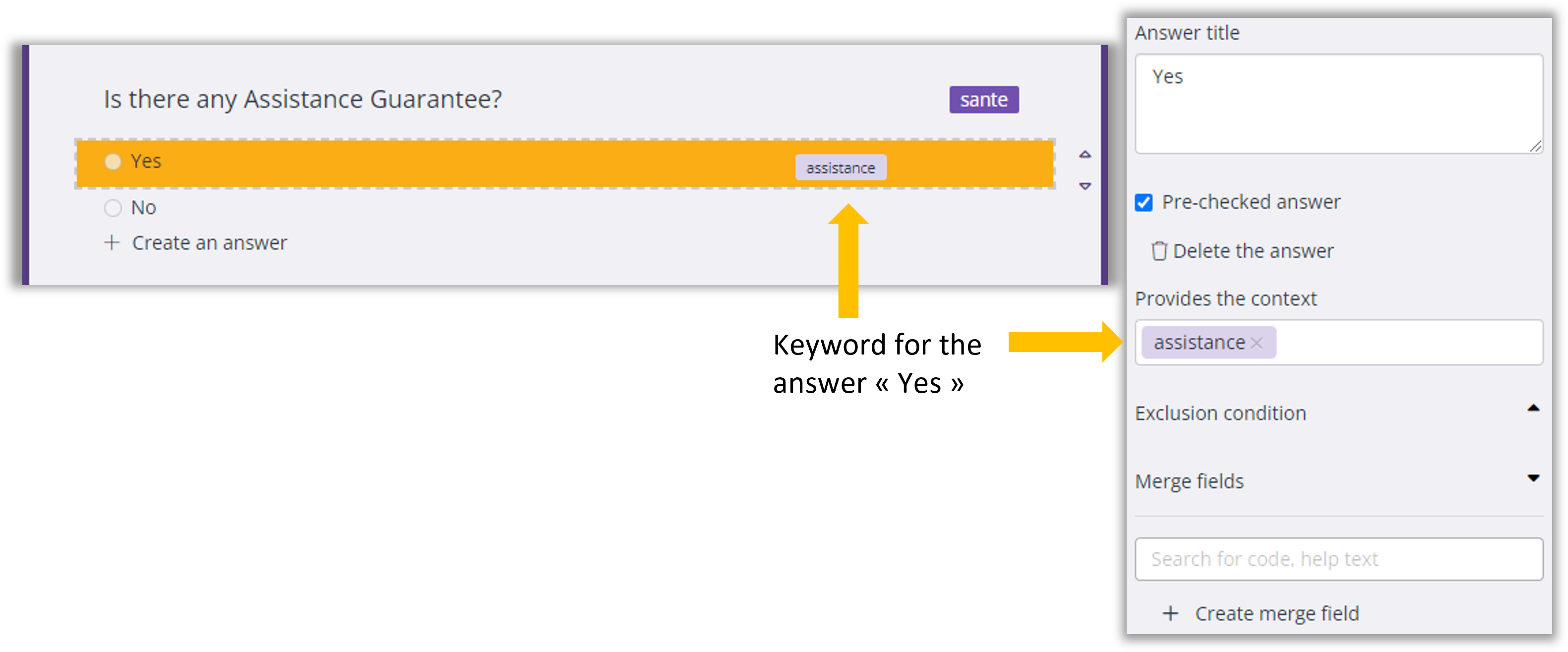 How to set parameters for answers in the questionnaire – Help Center ...